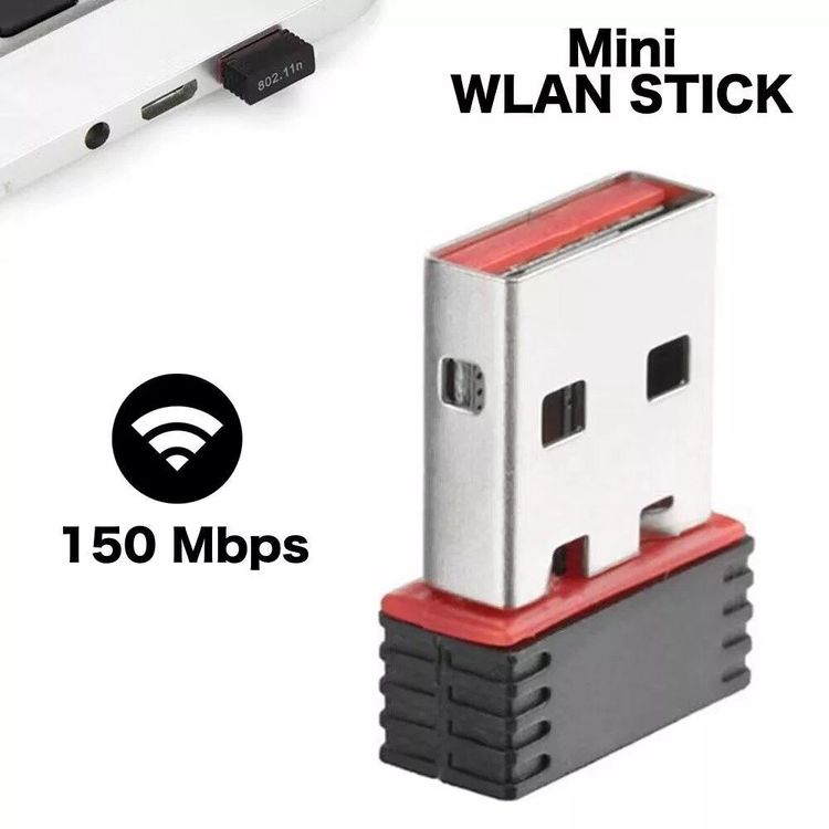 Mini USB WiFi Wireless Network Adapter PC Laptop WLAN (Neu (gemäss ...