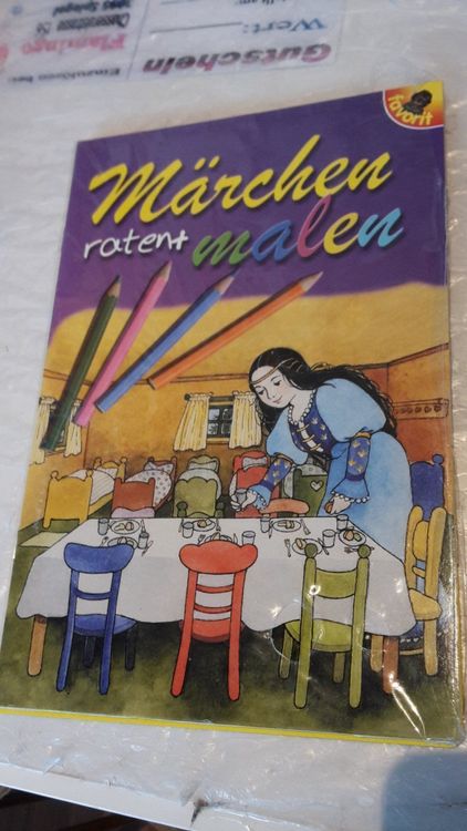 Malbuch Märchen ratent malen (Neu und originalverpackt) in Spiegel b ...