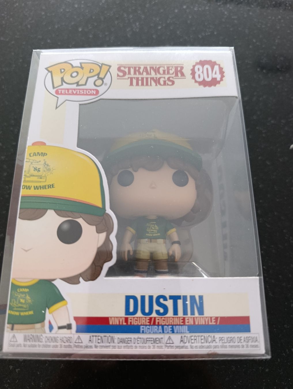 Figurine Pop! Stranger Things - Dustin Camp Know Where! #804 (Neuf ...