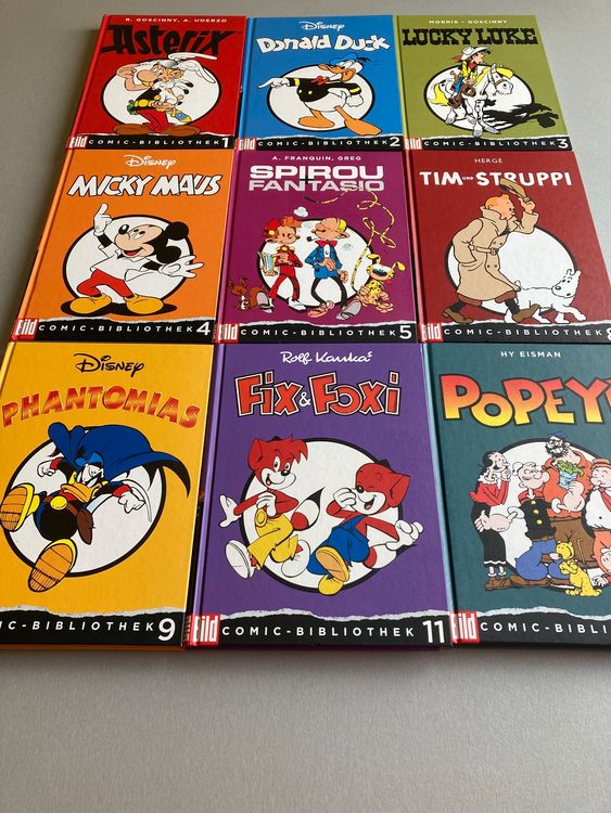Bild Comic Bibliothek 9 Bände (Gebraucht) in Wald ZH für CHF 38 – mit ...