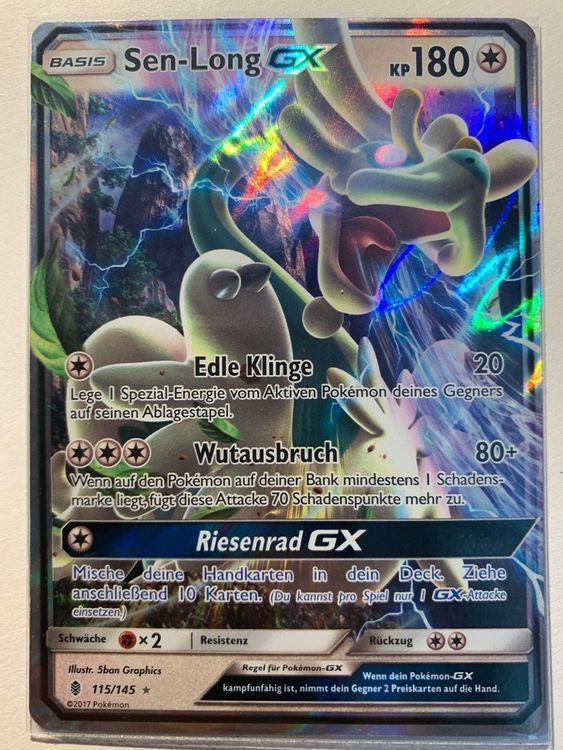 Pokémon Sen-Long GX DEUTSCH Near Mint (Neu (gemäss Beschreibung)) in ...