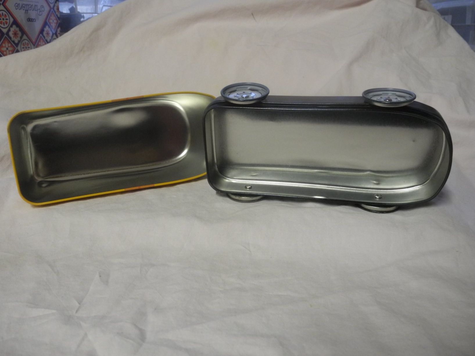 TIN TOY BLECH SCHULBUS FABER CASTELL BISCUITBÜCHSE GUT (Gebraucht) in ...