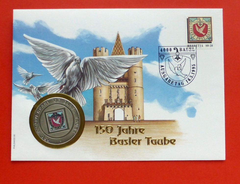 BASLER TAUBE auf 1000 Frs. Münze, RAR (Neu und originalverpackt) in Buochs für CHF 12 – mit ...