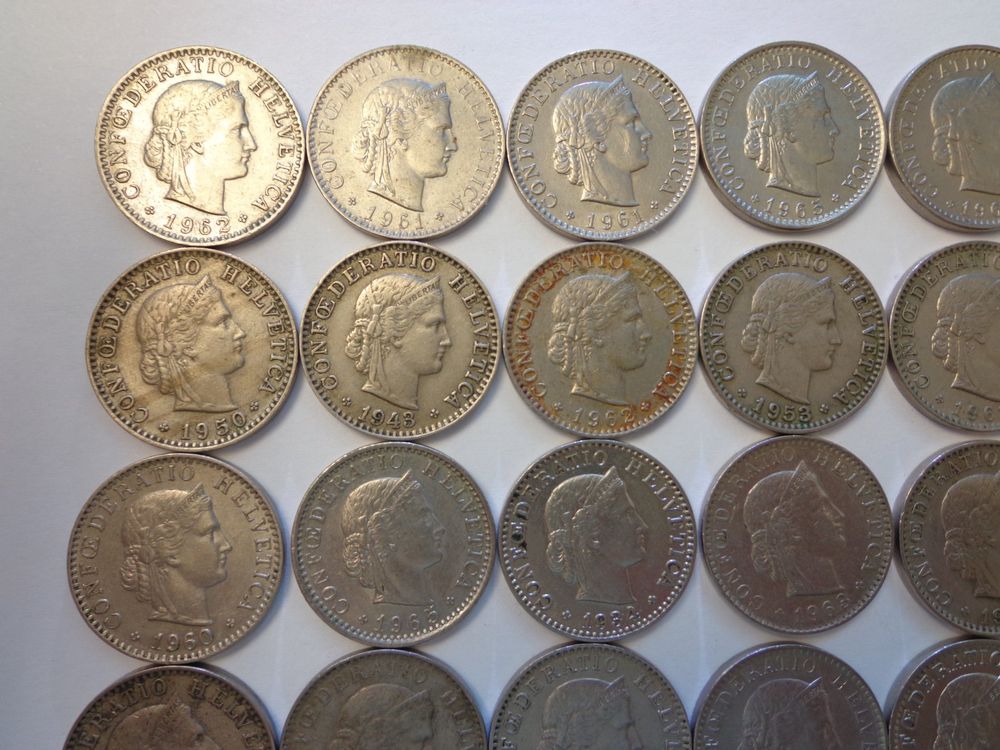 Münzen, Geld, Rappen, Franken, Sammlung, Antik | Kaufen auf Ricardo