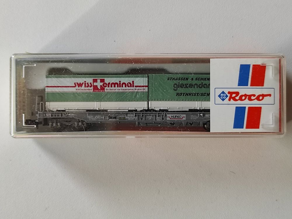 Taschenwagen Hupac "Giezendanner" der SBB von Roco N (Neu und ...