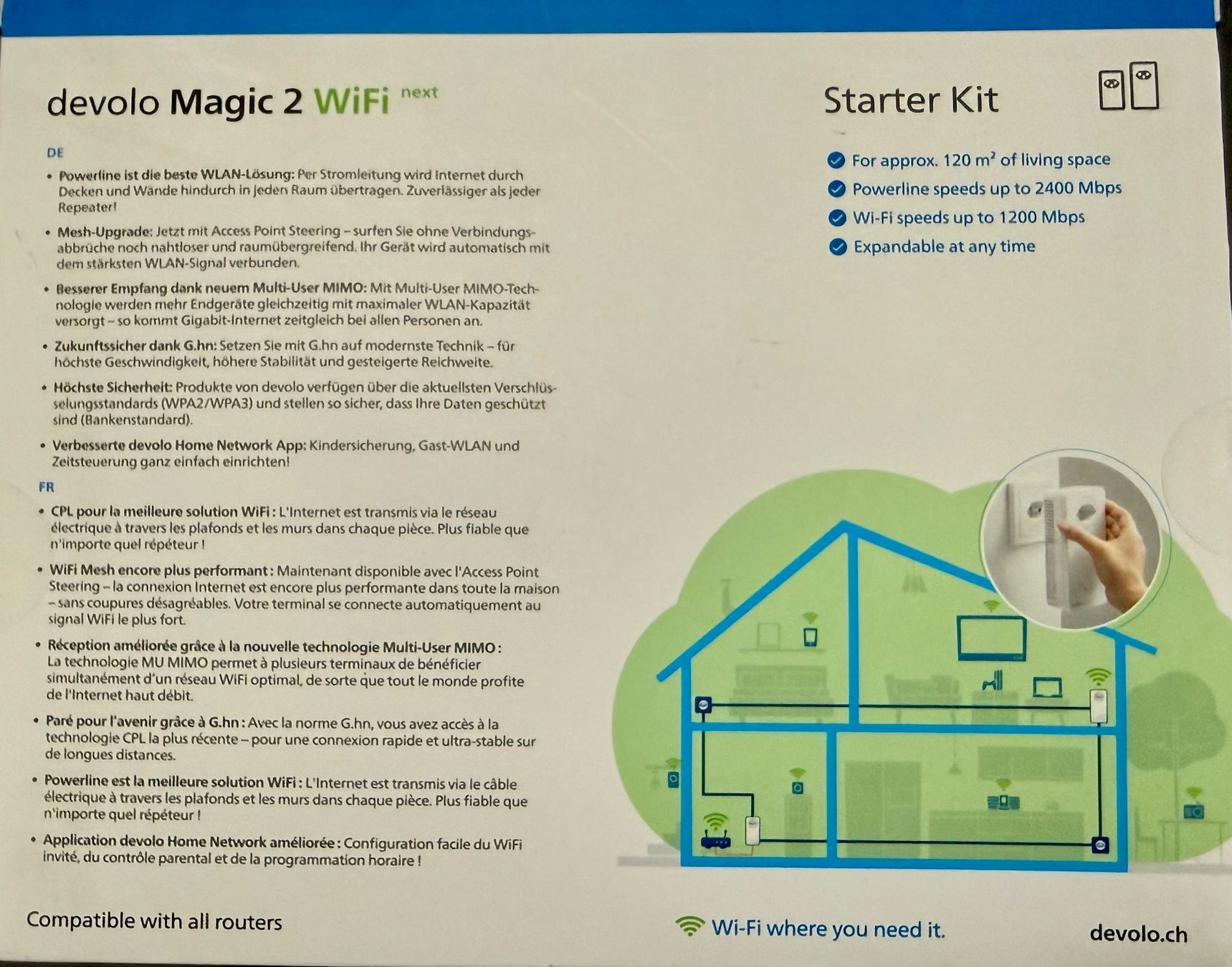 Devolo Magic 2 Wifi next Starter Kit - Nie benutzt! (Gebraucht) in ...