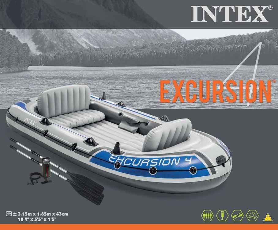 Schlauchboot Intex Excursion 4 (Gebraucht) in Ostermundigen für CHF 60 ...