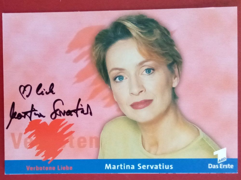Martina Servatius 1954-2016 Autogramm Fotopostkarte 10x15cm (Gebraucht ...