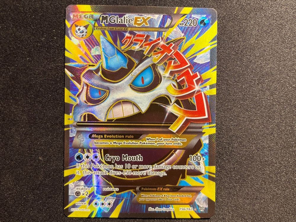 M Glalie EX #156 Pokemon Mega Ex Full Art BREAKthrough | Kaufen auf Ricardo