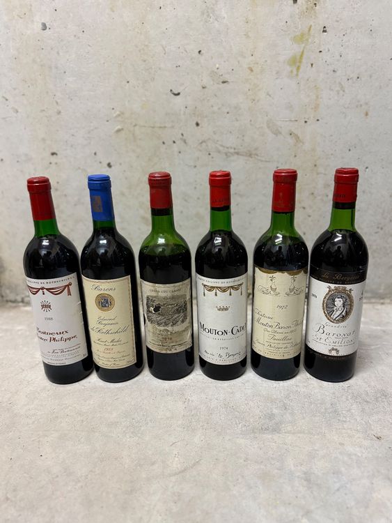 Rothschild Rotweine Raritäten Sammlung, Jahrgang 1972-1988! (Gebraucht ...