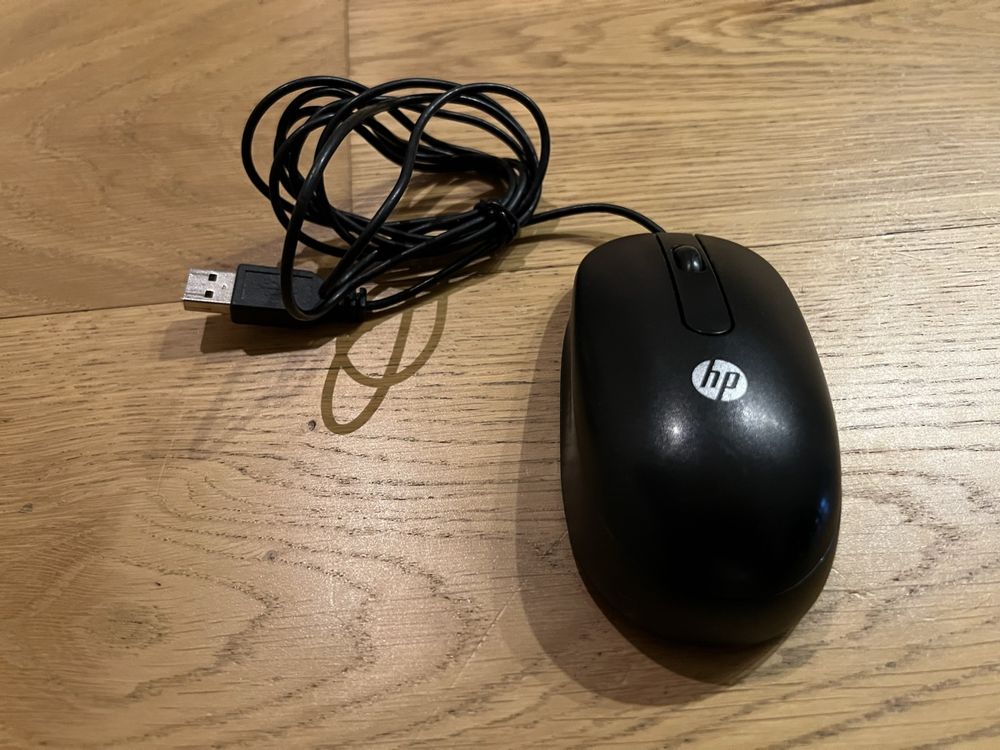 HP USB Computermaus schwarz Neu (Neu (gemäss Beschreibung)) in ...