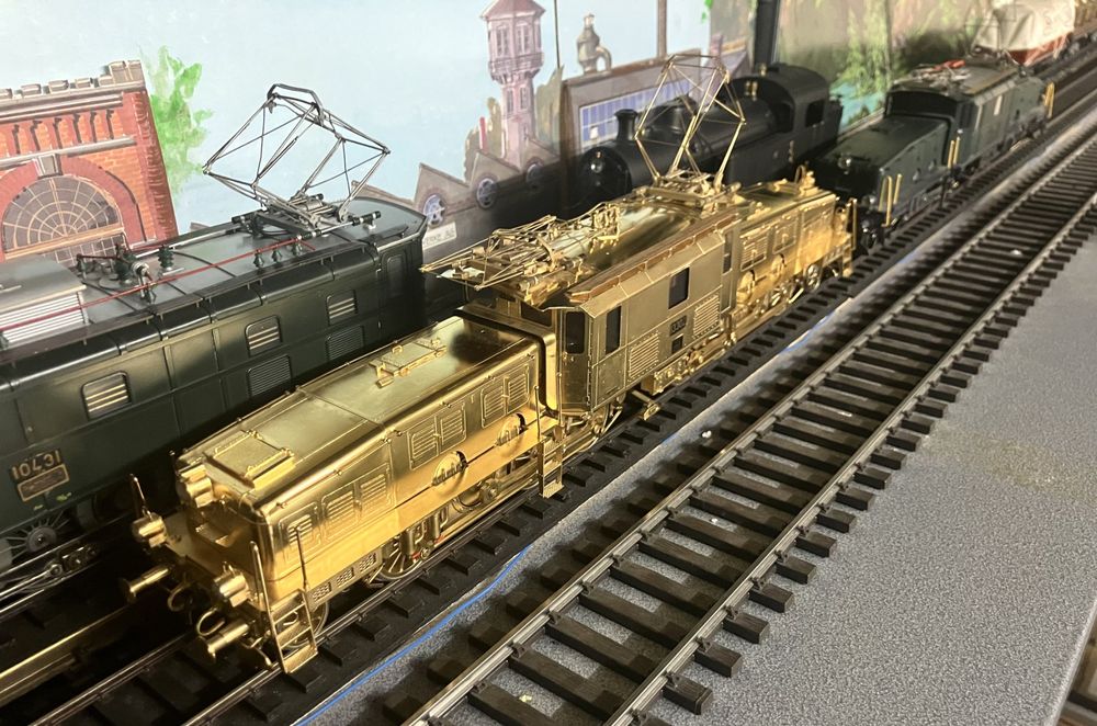 INTERTRAIN Suisse 0= Kroki Be 6/8 III SBB 13302 Messing gold (Neu ...