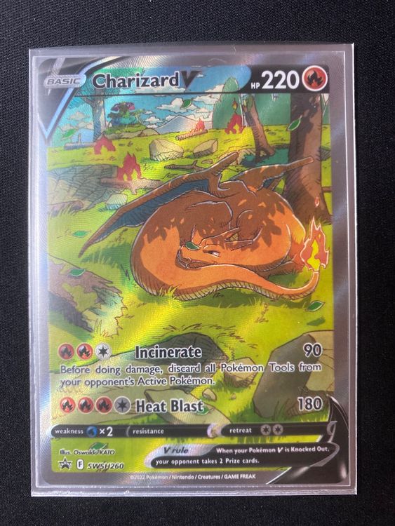 Charizard V SWSH260 - Glurak - SWSH Black Star Promos - EN (Neu (gemäss ...