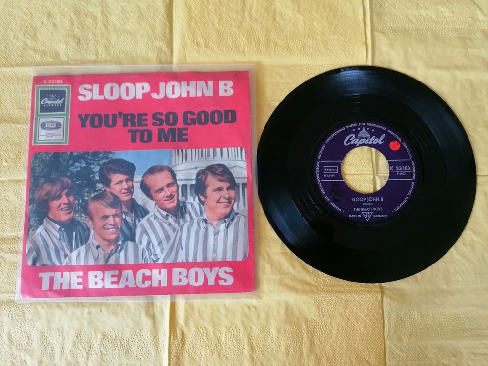 The Beach Boys – Sloop John B / You're So Good To Me (Gebraucht) in Emmenbrücke für CHF 3 – mit ...