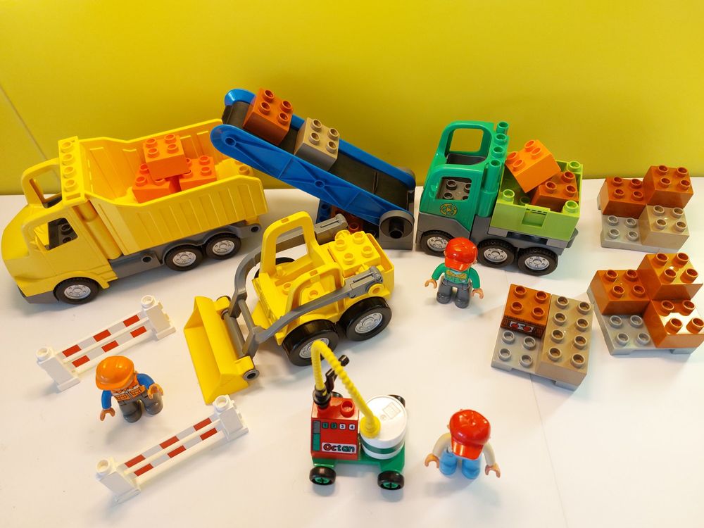 Lego Duplo Baustellenfahrzeuge (Lastwagen, Lader...) | Kaufen auf Ricardo