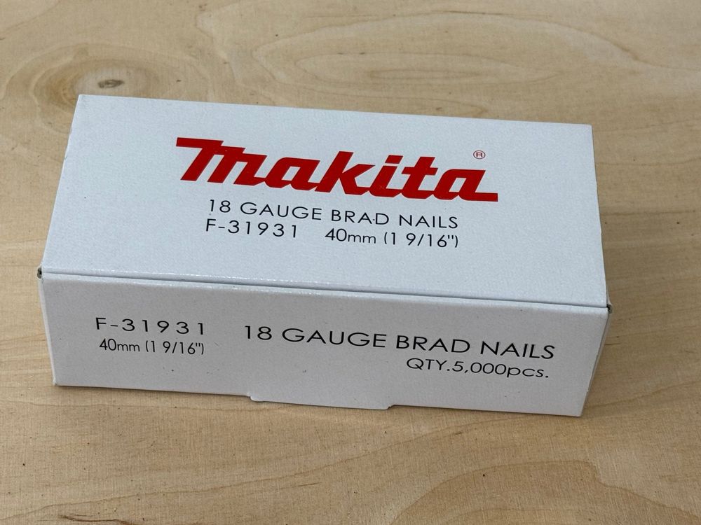 Makita 18 Gauge Brad Nails F-31931 40mm (Neu und originalverpackt) in ...