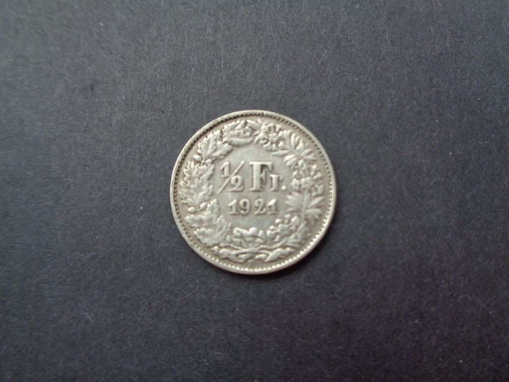 50 Rappen Schweiz Silber Jahrgang 1921 | Kaufen auf Ricardo