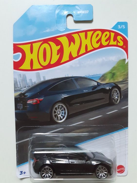 HOT WHEELS Tesla Model 3 hw 3/5 • Hot Wheels (Neu und originalverpackt ...