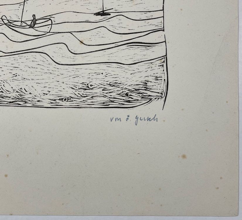 Franz Gertsch Holzschnitt Handsigniert | Kaufen auf Ricardo