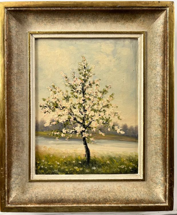 Blütenbaum Gemälde Monogrammiert. (Gebraucht) in Neuhausen am Rheinfall für CHF 15 – mit ...