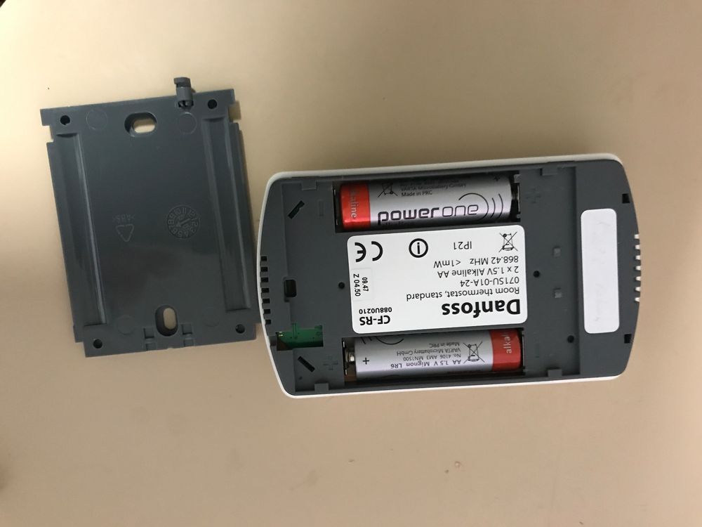 Danfoss CF2 Funk Einzeluarmregulierug Thermostat CF-RS (Gebraucht) in ...