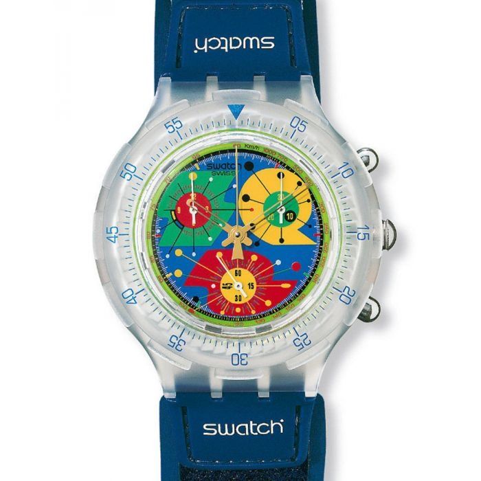 Swatch Aqua Chrono PARADISO PERDIDO - ungetragen - VINTAGE (Neu und originalverpackt) in ...