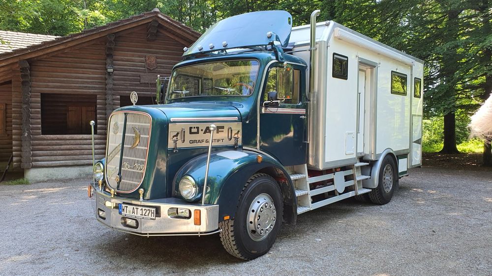 MAN Wohnmobil Tornado 16-192 H Truck Oldtimer Unikat (Gebraucht) in ...