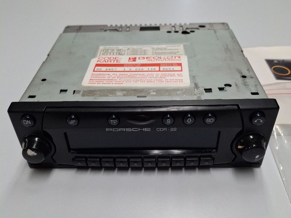 Porsche CDR-22 Autoradio mit Anleitung | Kaufen auf Ricardo