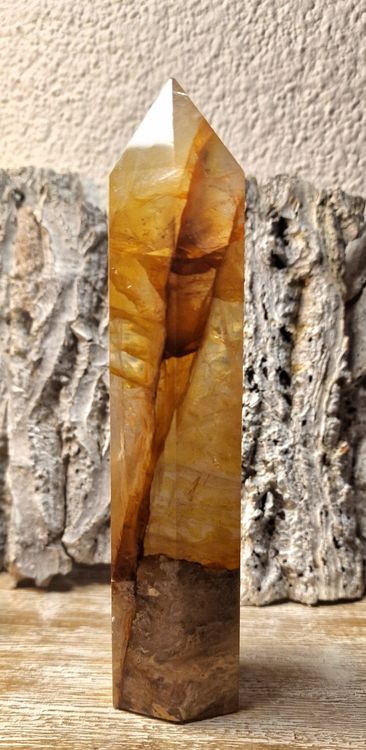 Hochwertiger Golden Healer Obelisk 17cm 458g (Neu (gemäss Beschreibung)) in Matzingen für CHF 35 ...