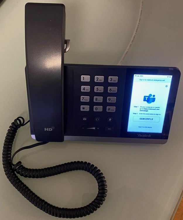 Yealink SIP-T55A MS Teams PoE Touchscreen (Gebraucht) in Morges für CHF 25 – mit Lieferung auf ...