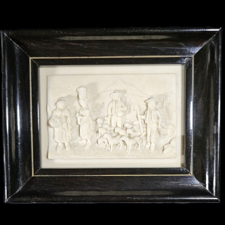 🏡 Antikes Steinrelief – Szene aus dem Landleben 🏡 (Gebraucht) in Saland ...