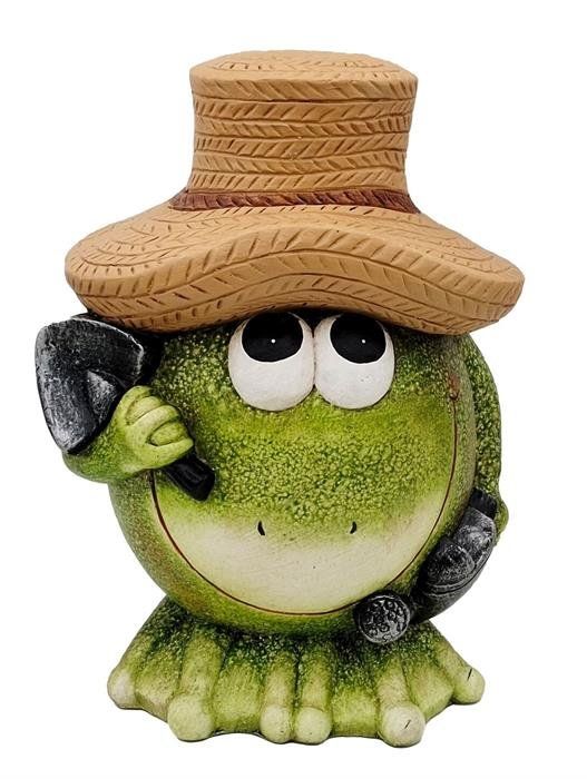 Deko Frosch mit Hut und Schaufel 33 cm (23056) (Neu und originalverpackt) in Oensingen für CHF ...