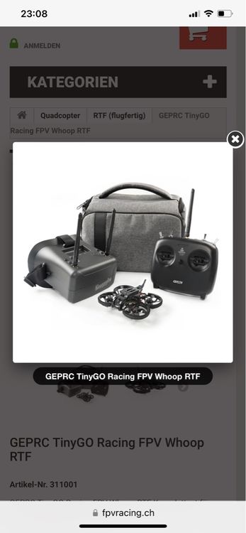 GEPRC Tiny Go 4K Whoop Drohne | Kaufen auf Ricardo