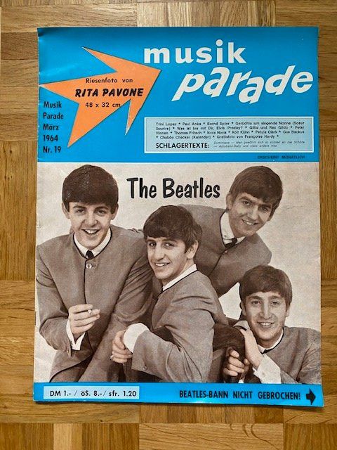 Zeitschrift Musik Parade Nr.19 / März 1964 / Vintage (Gebraucht) in ...