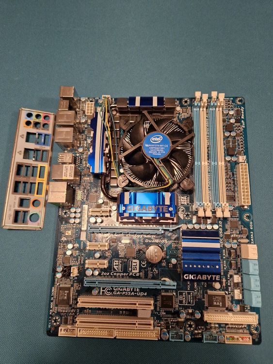 CPU Intel Core I7-860 mit Mainboard GIGABYTE GA-P55A-UD4 (Gebraucht) in ...