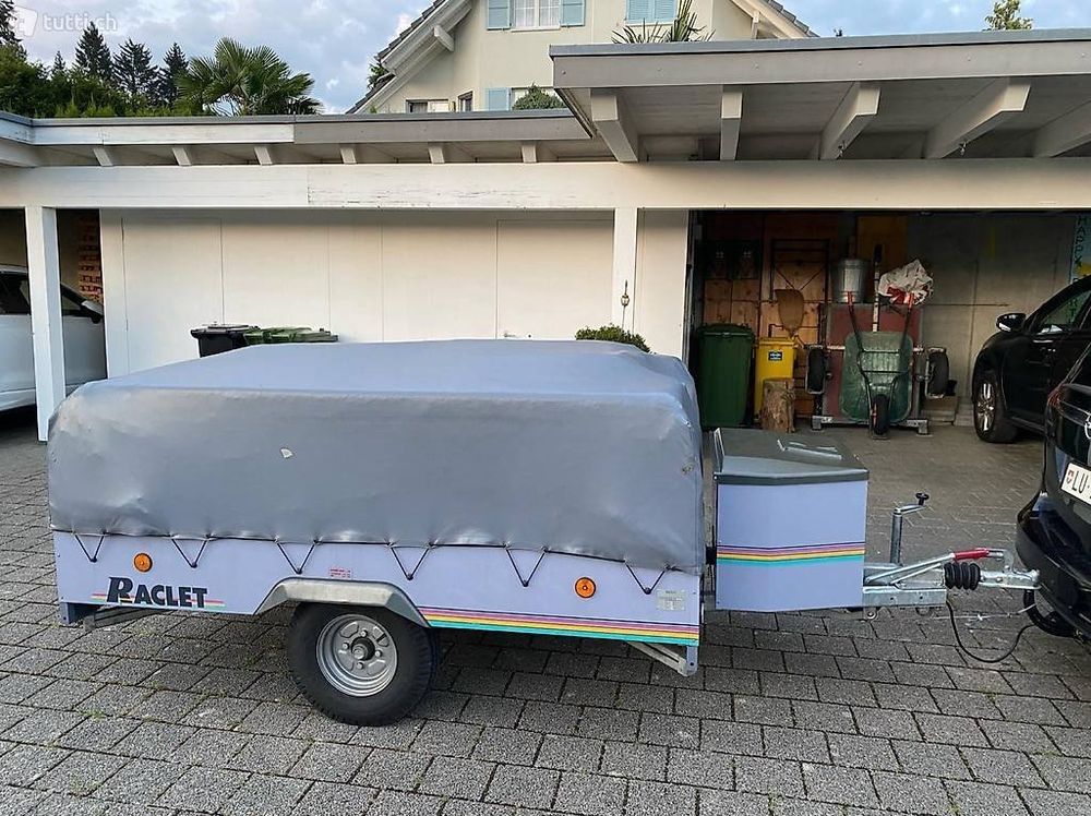 Raclet Zelt-Klappanhänger mit 2 Doppelbett, Küche - TOP | Kaufen auf ...