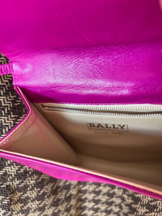 Bally Vintage Tasche Pink Designer Tasche Swiss Made 🇨🇭 | Kaufen auf Ricardo