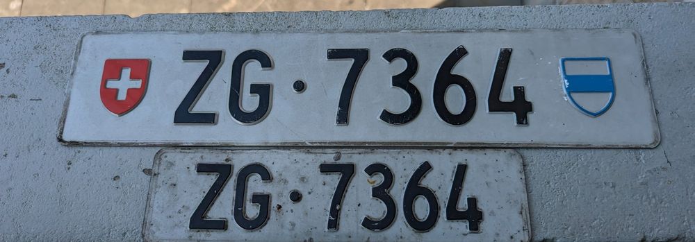 4 stelliges Autokennzeichen (Neu und originalverpackt) in zug für CHF 4444 – nur Abholung auf ...
