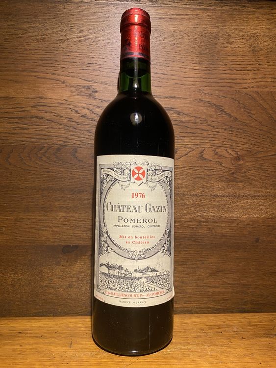 Château Gazin 1976 ! 🎁 Pomerol (Neu und originalverpackt) in Muttenz ...
