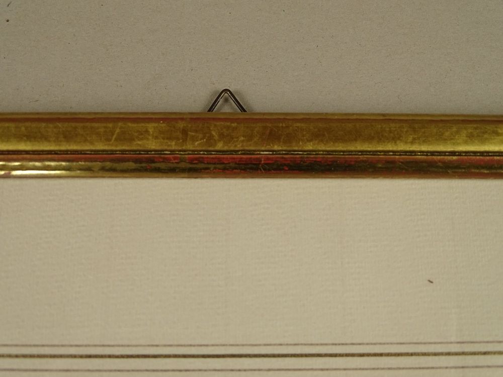 BADEN KUPFERSTICH 1780, RAHMEN ÜBER ECK VERGOLDET (Gebraucht) in Grüningen für CHF 128 – mit ...