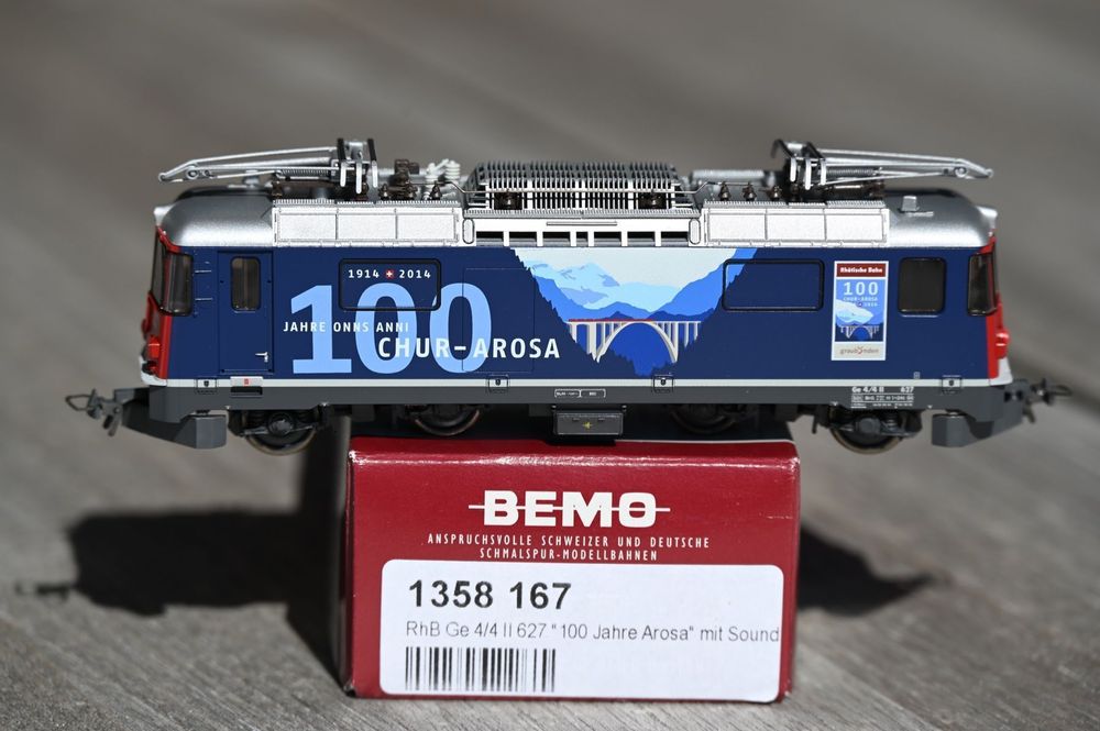 RhB H0m Bemo Ge 4/4 II 627 100 J. Arosa Sound (Gebraucht) in Goldau für CHF 450 – mit Lieferung ...