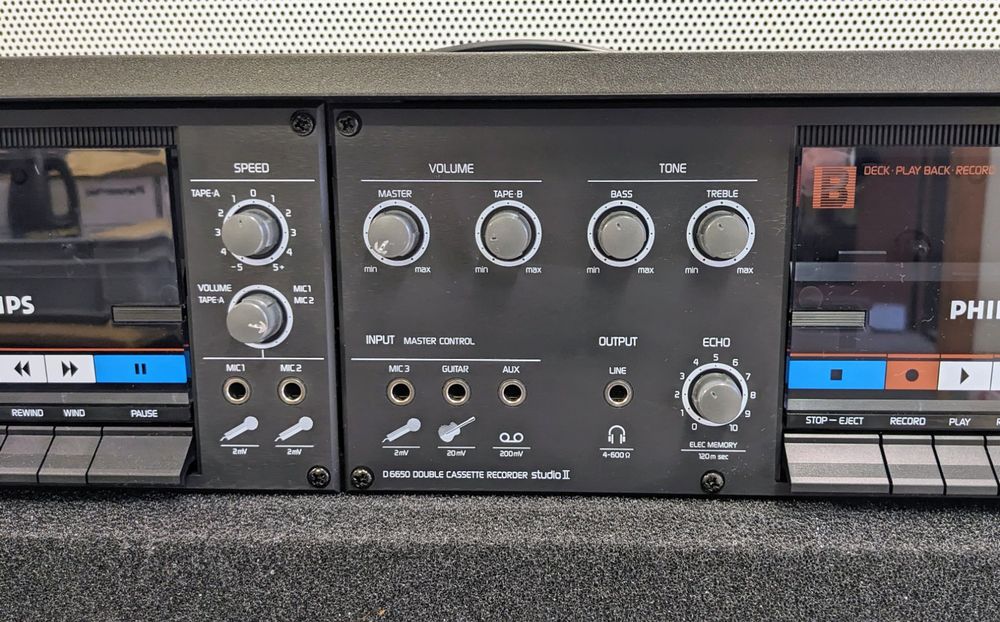 Philips D6650 Double Cassette Recorder Studio II - Gebraucht (Gebraucht ...