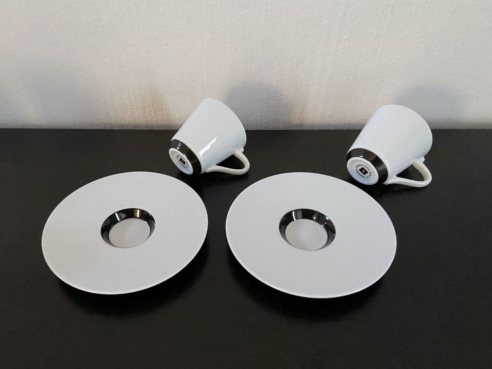 Nespresso Ristrettotassen weiss/schwarz RITUAL Collection 2x | Kaufen ...