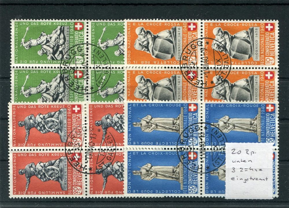 Patria 1940 im V'block Nr. 3,4,6,7 gest. (Gebraucht) in Winterthur für CHF 130 – mit Lieferung ...