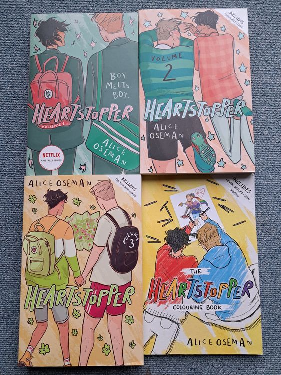 Heartstopper 1-3 EN + Coloring Book Comic/Manga BL | Kaufen auf Ricardo