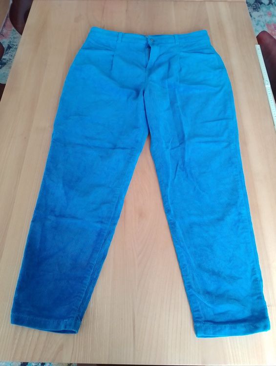 Superschöne leuchtend blaue Manchester Hose Grösse 42 (Gebraucht) in ...