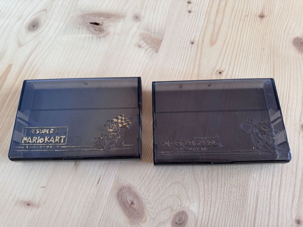 2 Nintendo Super Famicom games case Mario kart (Gebraucht) in Neuchâtel ...