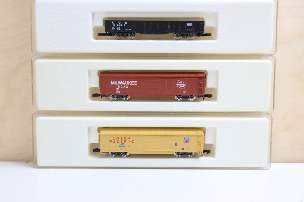 Märklin mini club 5 x US Wagen Set 8640/41/42 & mehr - Top (Gebraucht ...