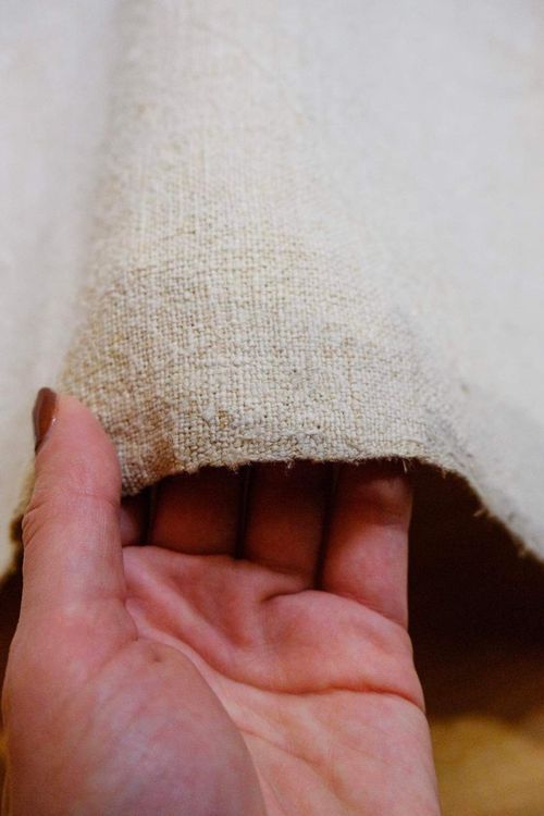 Sehr schöne, antikes Bauernleinen, Leinenballen, Hempf Stoff (Gebraucht ...