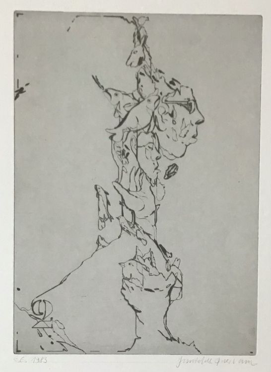 Daniel de QUERVAN (1937-2020) Sehr Seltener Radierung Handsi | Acheter sur Ricardo